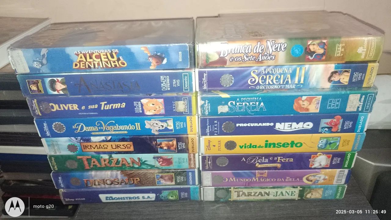 VHS Disney - DVD, Blu-Ray e Vídeo Cassete - Vila Prado, Itapetininga 1383826128 | OLX