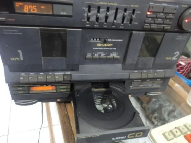 aparelho som sharp cd x40b - Aparelhos de Som - Vila Parque Jabaquara, São Paulo 1412856639 | OLX