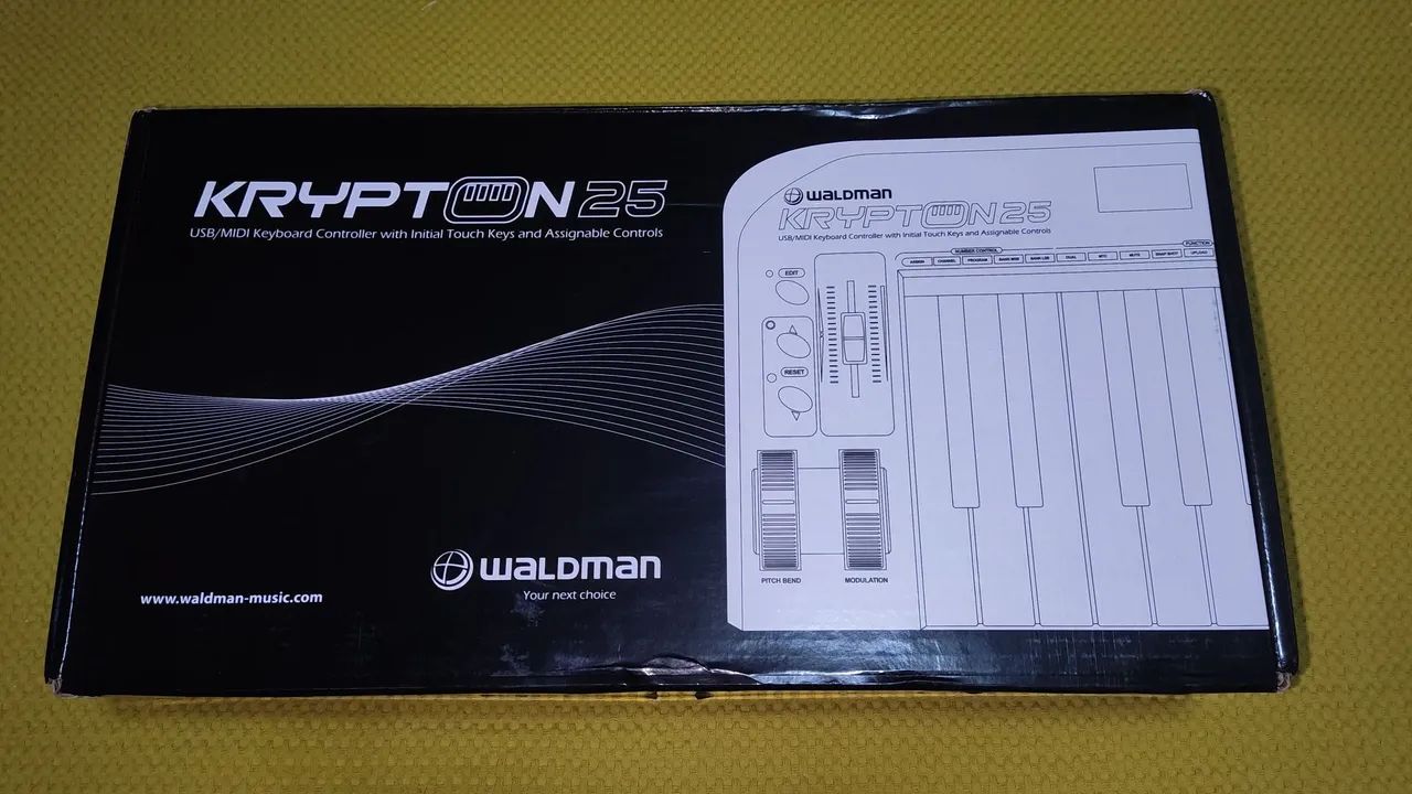 Controlador Midi Waldman Krypton 25 Usb/midi 25 Teclas Melhor oferta Leva! - Periféricos e ...