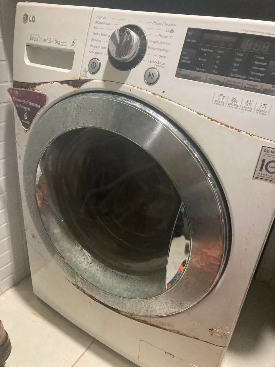 Máquina de lavar LG Lava e Seca quebrada - Máquinas de Lavar e ...