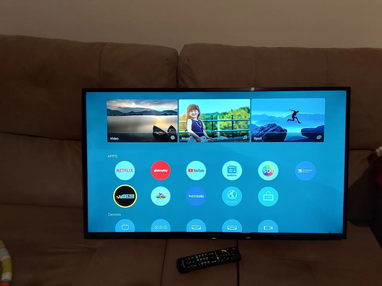 "tv smart 40 polegadas panasonic" no Brasil