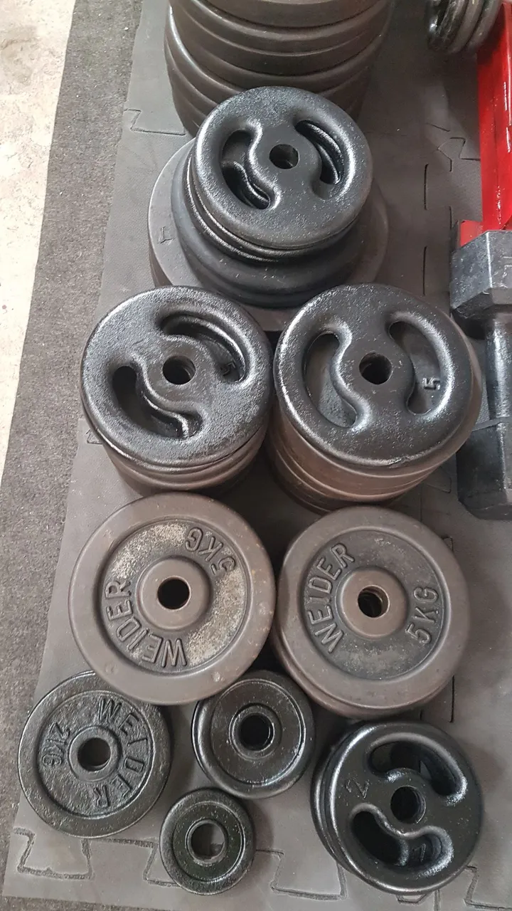 "kit de pesos de academia" - Academia e Exercícios no Brasil