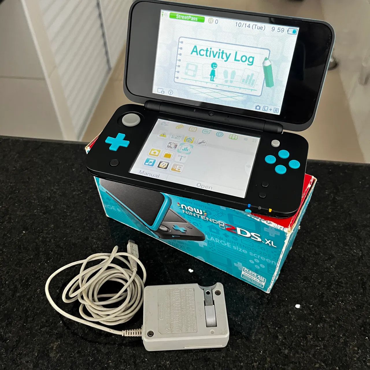 New Nintendo 2DS XL Preto (Compatível com jogos de Nintendo 3DS ...