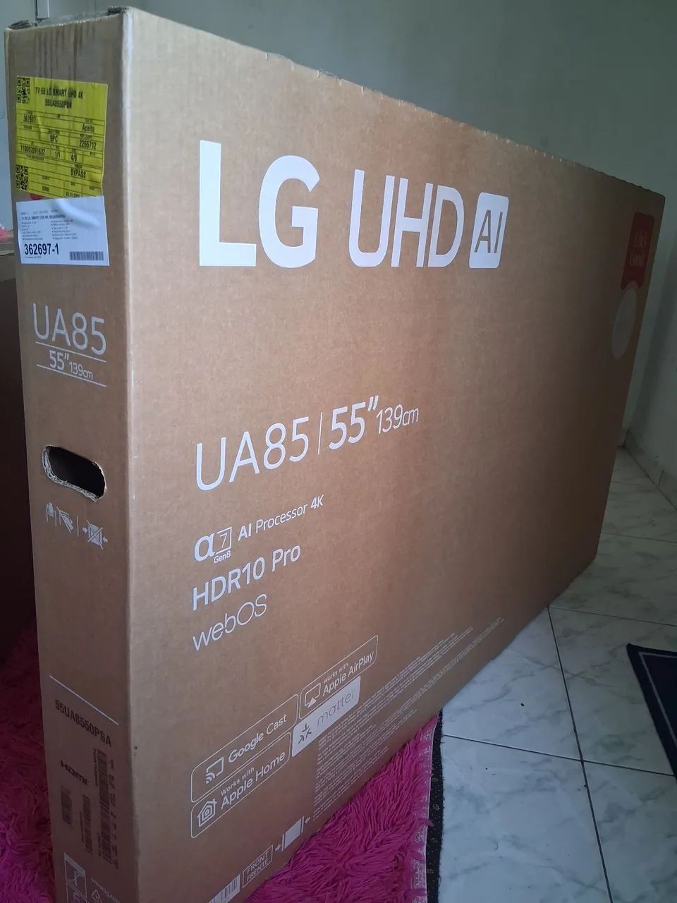 Tv Smart 55 ULTRA HD 4K LG Lacrada/Zero - TVs - Gilberto Mestrinho ...