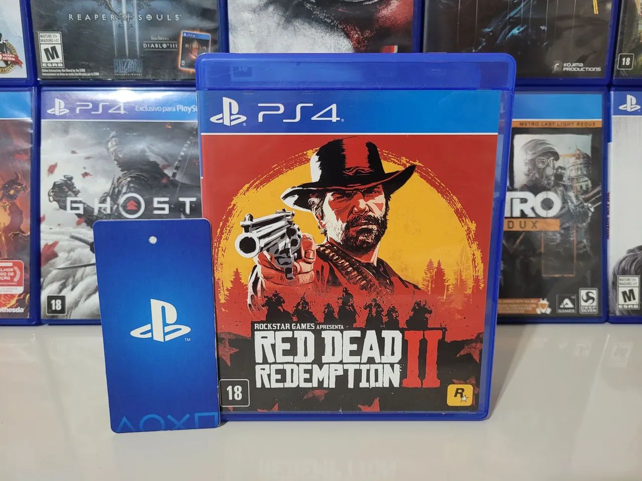 Red Dead Redemption 2 PS4 - CD Original Mídia Física Usado - Jogos de ...