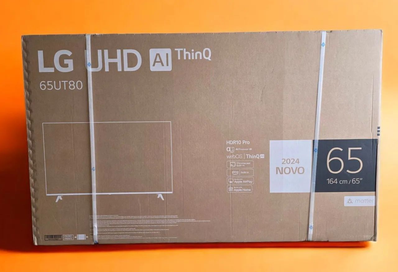 SMART TV LG 4K 65 POLEGADAS 65UT8000 NOVA LACRADA!!! COM NOTA FISCAL ...