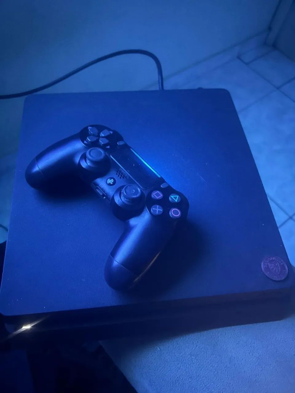 PS4 Fat 1TB + 1 Controle + Muitos Jogos FIFA, RDR2, Spider-Man ...