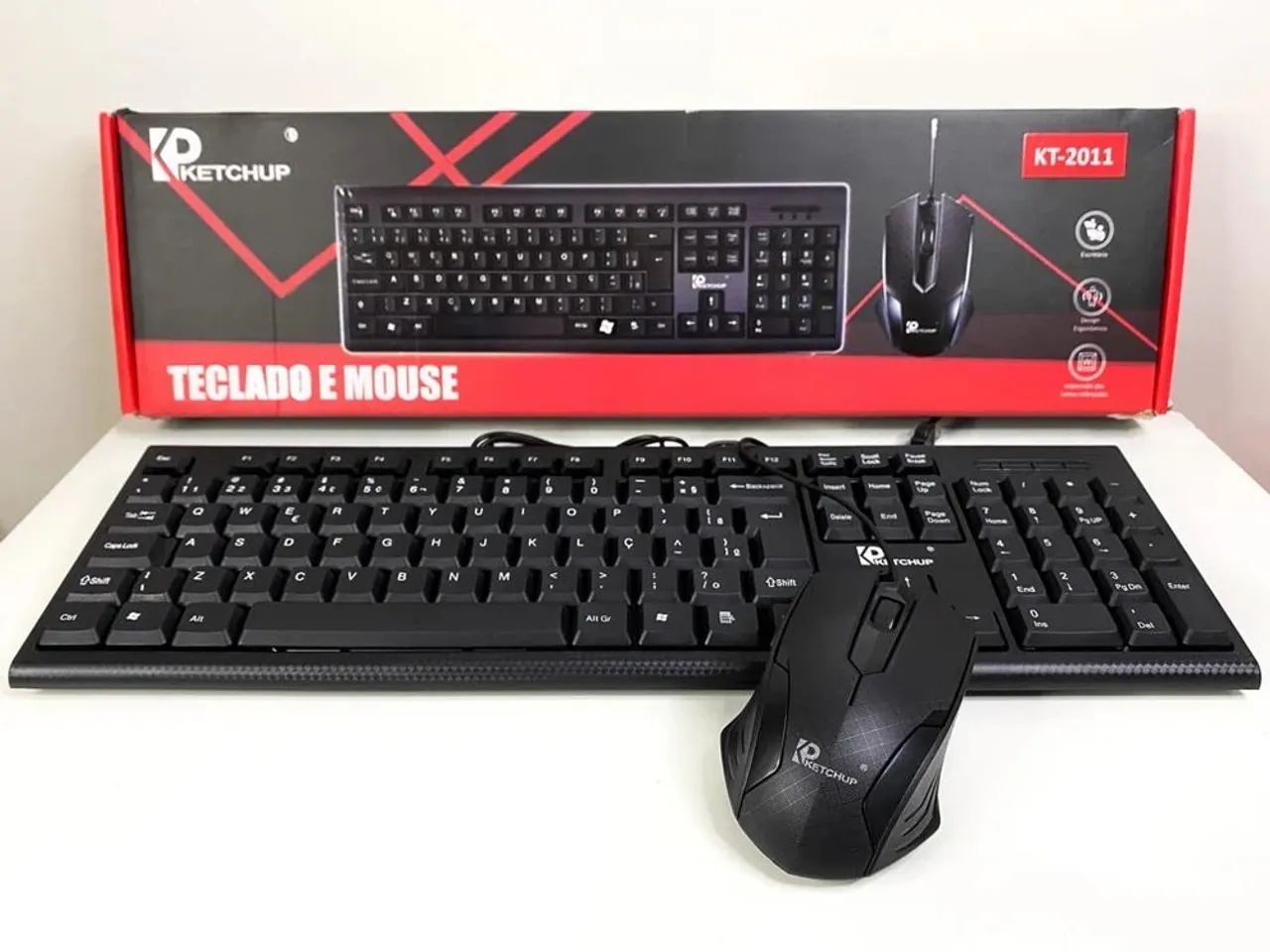 Kit Teclado e Mouse Gamer Ketchup - Novo - Periféricos e Acessórios de ...