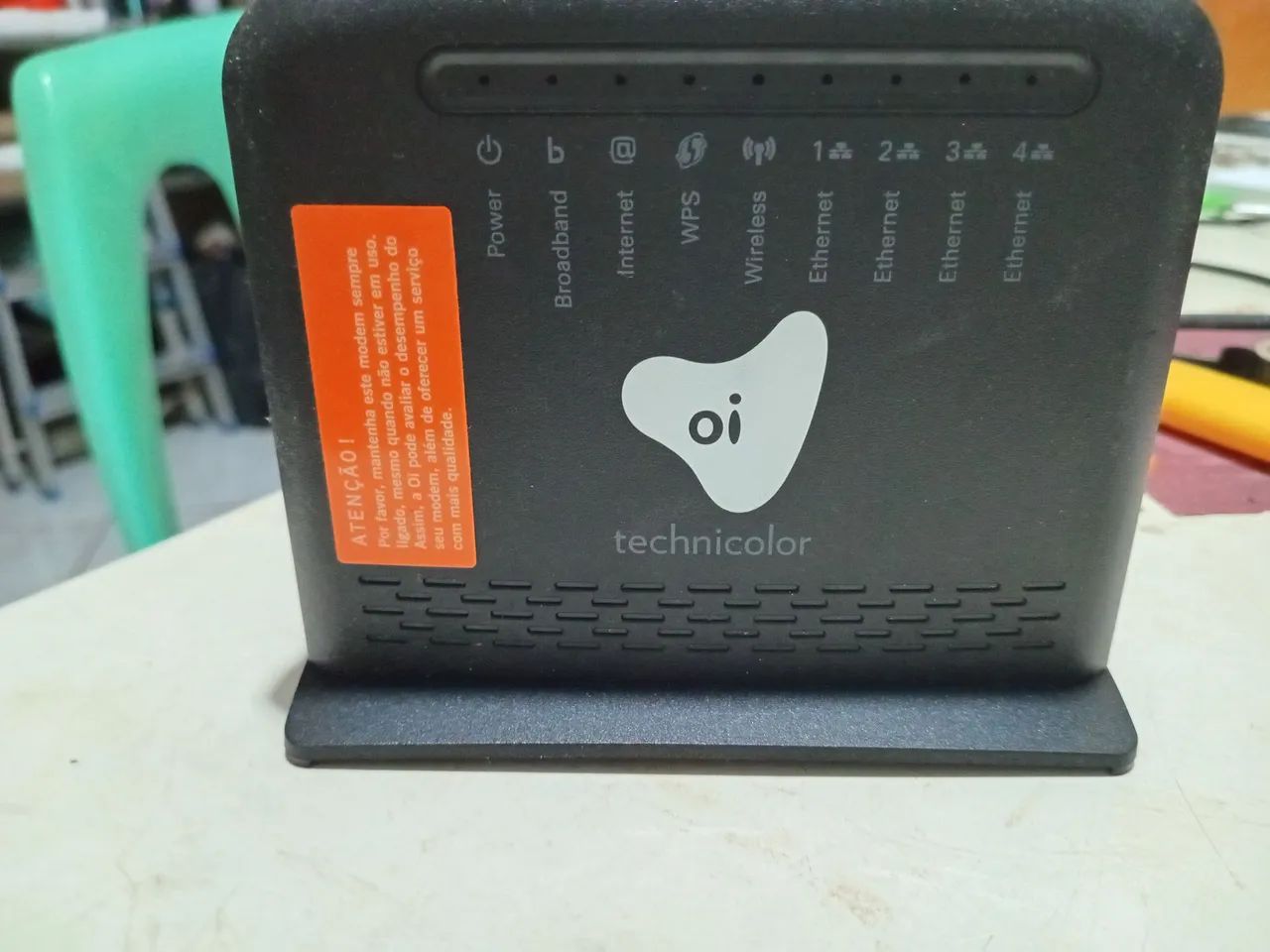 Modem Roteador Oi Technicolor - Conectividade e Dispositivos de Rede ...