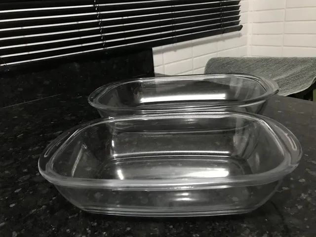 "forma de vidro no forno" no Brasil