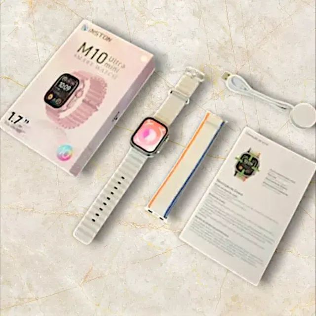 Smartwatch M10 Série 9 Ultra Mini - À Prova d?Água, Com 2 Pulseiras e ...