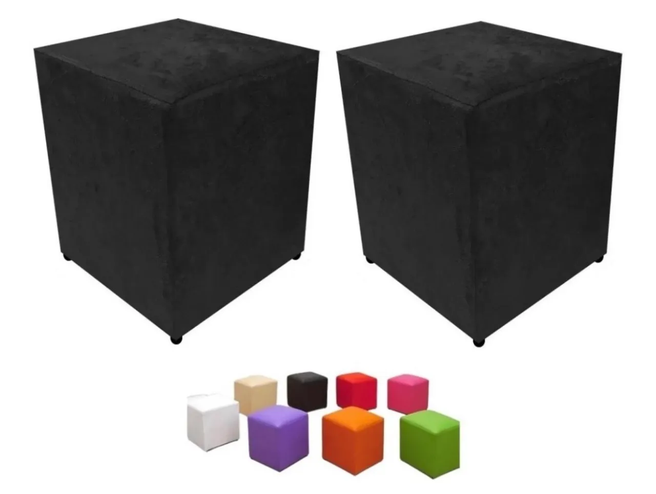 "puff quadrado preto" - Sofás e Poltronas no Brasil