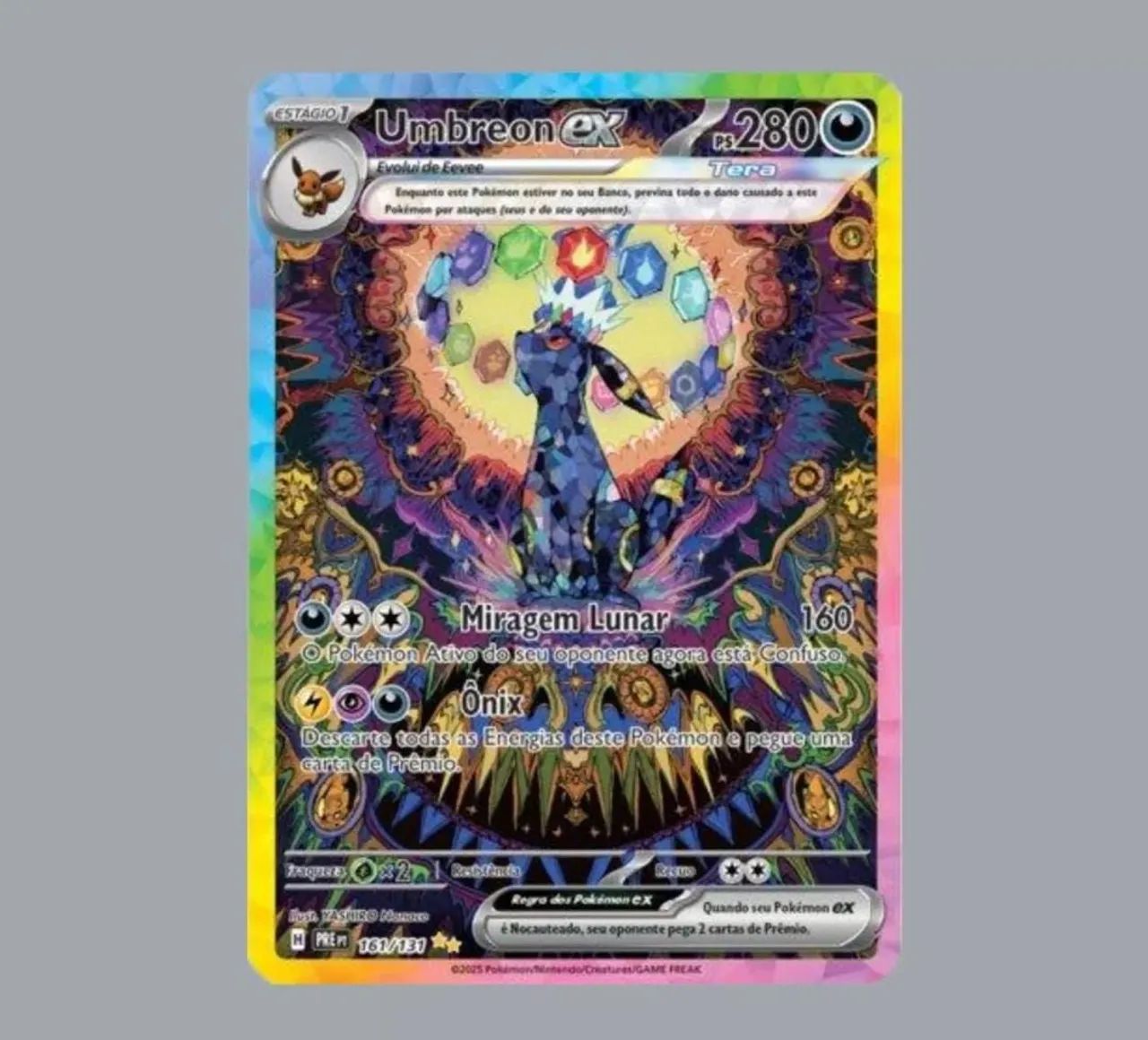 Carta Unbreon Evolução Prismatica - Brinquedos e Jogos - Papicu ...