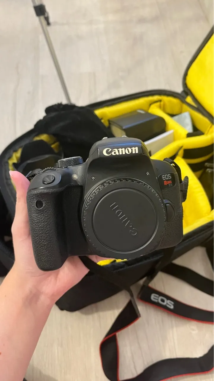 "canon t7i" no Brasil