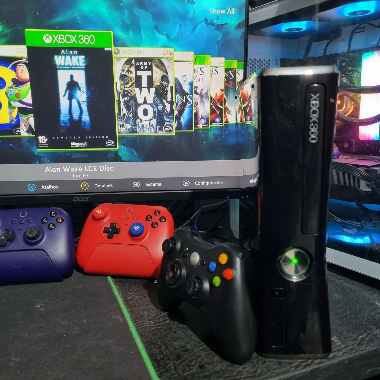 "xbox 360 edicao" - Consoles de Vídeo Game no Brasil