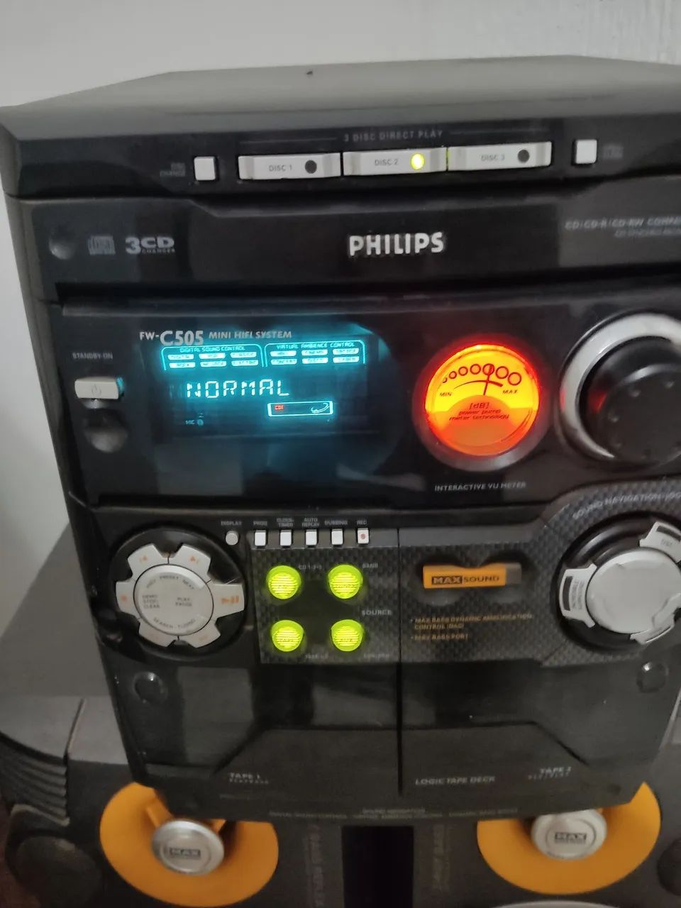 Som Philips FW-C505 Mini Hi-Fi System 3CD - Aparelhos de Som - Estrela ...