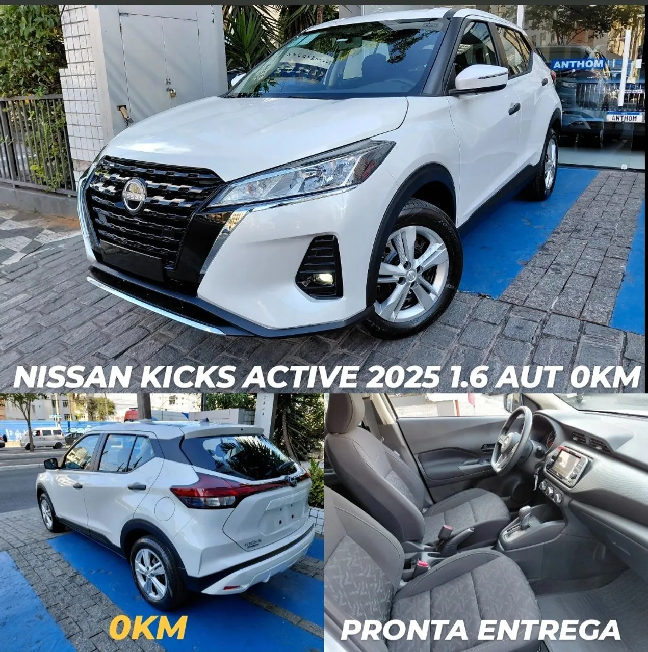 Nissan Kicks Play Active Plus 1.6 16V Flex Aut. Usados e Novos