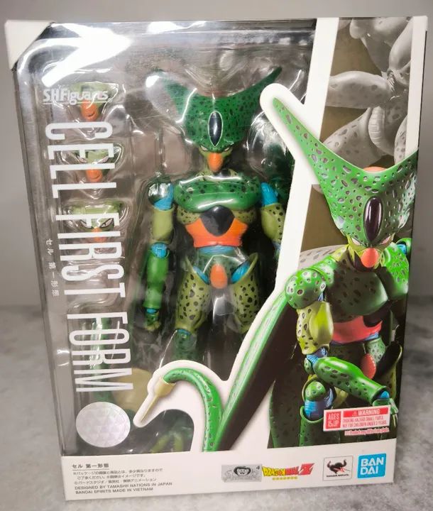 Cell First Form - Dragon Ball Z shfiguarts original lacrado - Hobbies e ...