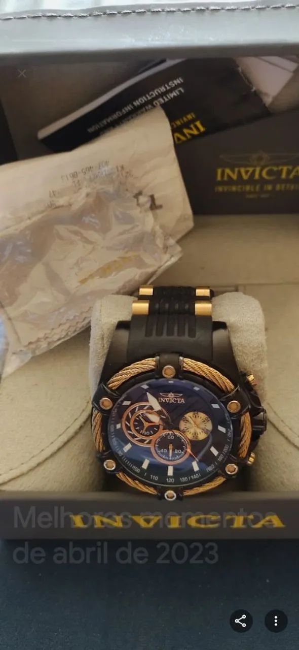 Vendo. Relógio Invicta Bolt Original. Caixa e nota tegro e raro. Sem ...