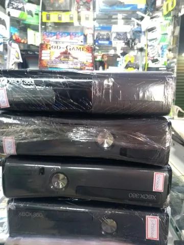 X-360 super slim rgh jtag + fonte original bivolt c/ HD 1tb com ...