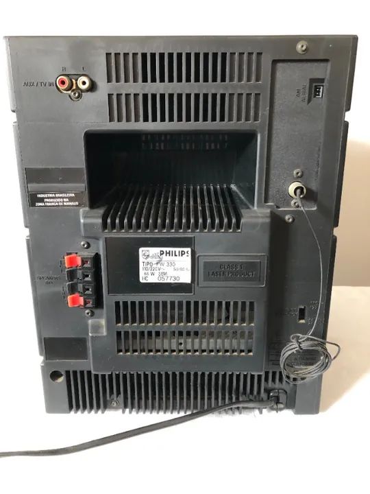 Philips FW330 Mini Hifi System - rádio, relógio, 2 toca k7, toca CD e ...