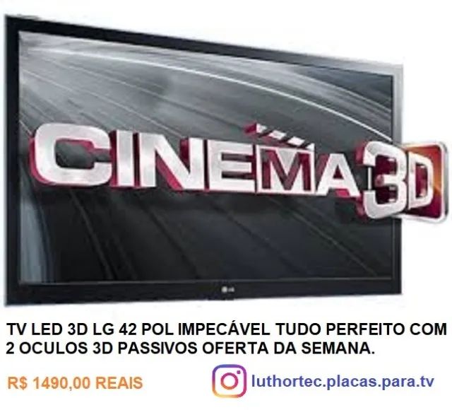 "tv lg 42 polegadas 3d" no Brasil