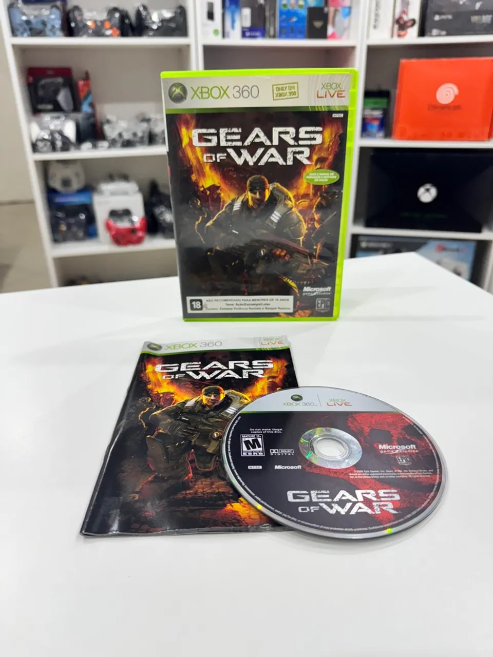 "xbox 360 gears of war edition" - Jogos de Vídeo Game no Brasil