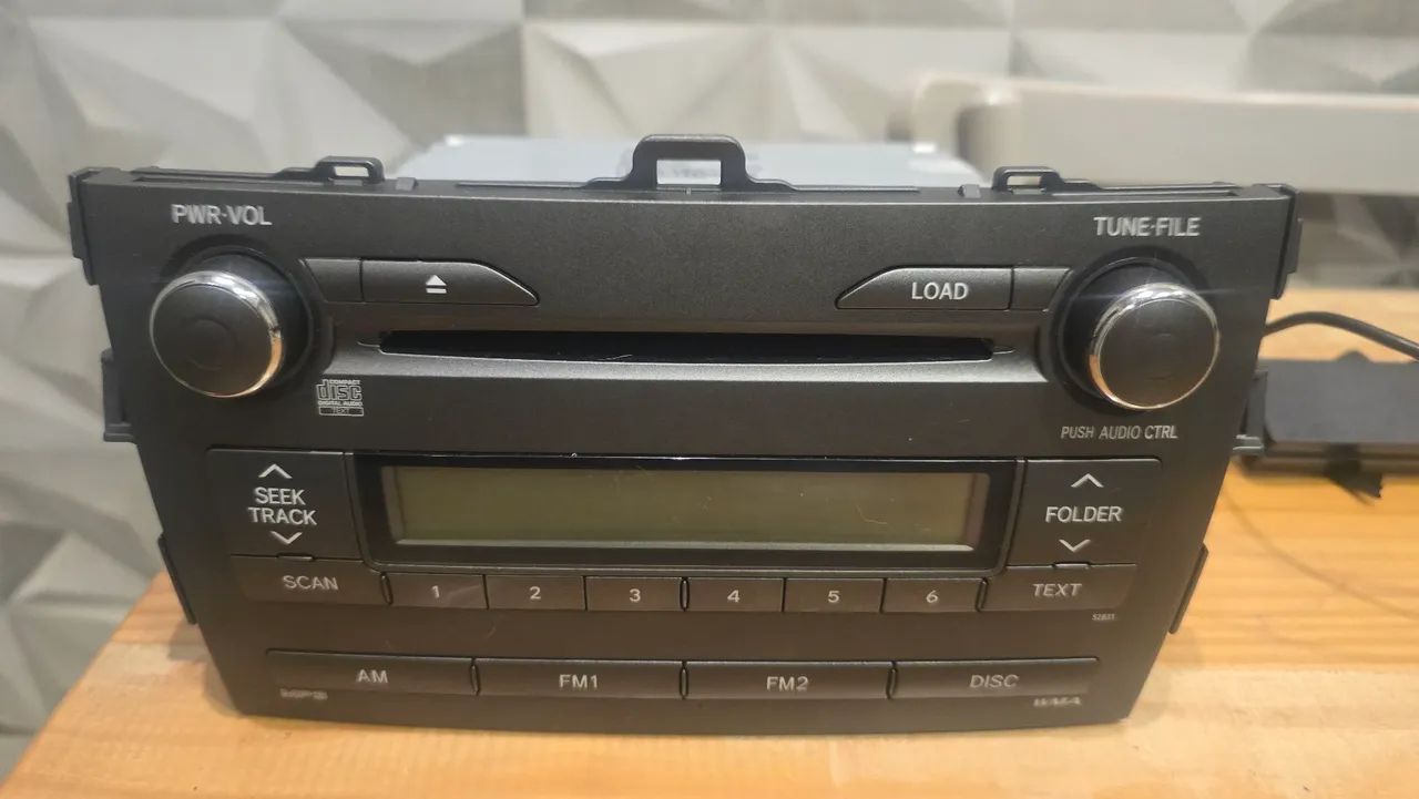 Rádio Original Toyota Corolla 2009-2011 com BLUETOOTH e USB (Interface ...
