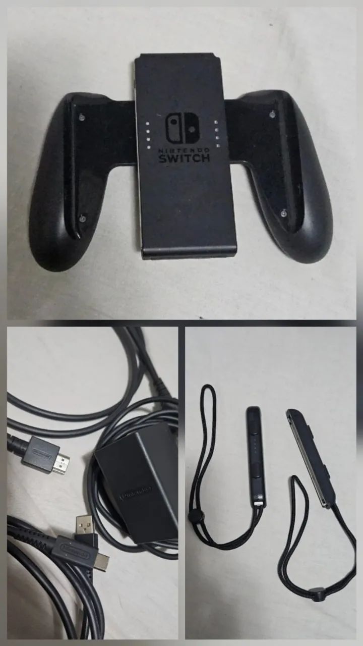 Nintendo Switch V2 Completo + Pro Controller Original + Acessórios ...
