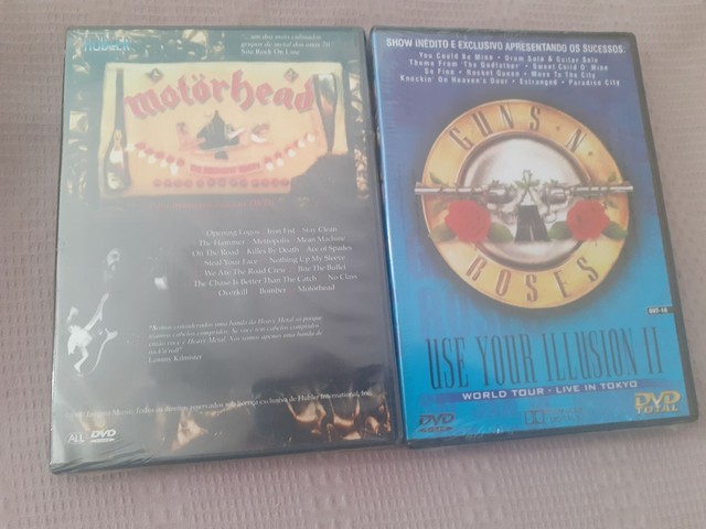 2 dvds novos lacrados MOTORHEAD guns n roses - CDs, DVDs etc - Catete ...