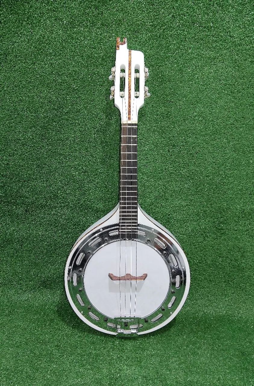 Banjo TC Branco Modelo bandola captador duplo com bag - Instrumentos ...