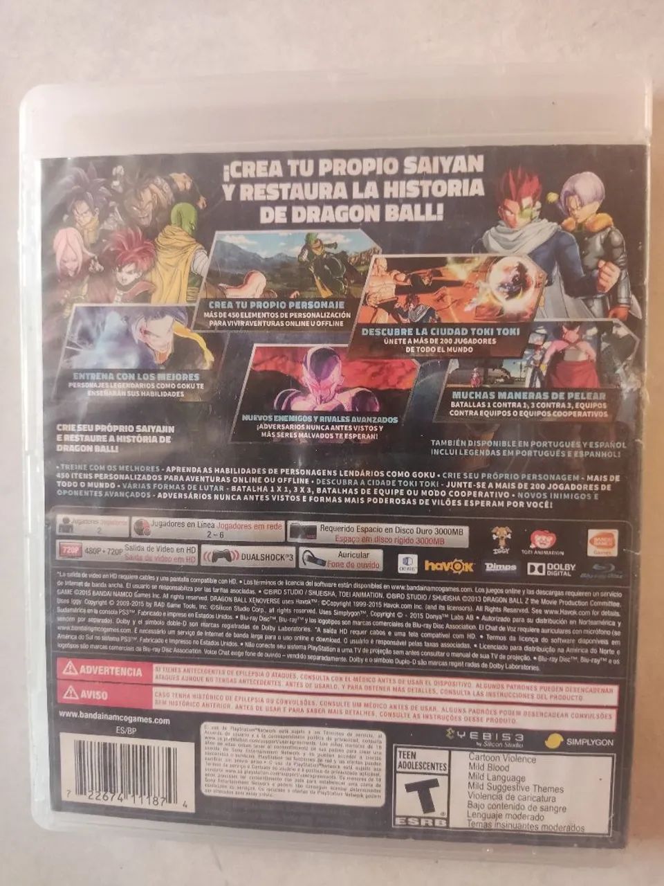 Dragon ball Xenoverse ps3 - Jogos de Vídeo Game - Satélite, Teresina ...