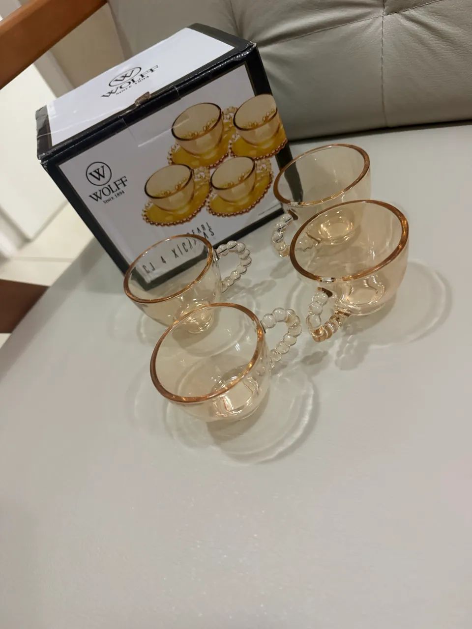 Vendo 4 xícaras Wolf cor âmbar - Utensílios Para Cozinha - Recreio dos ...