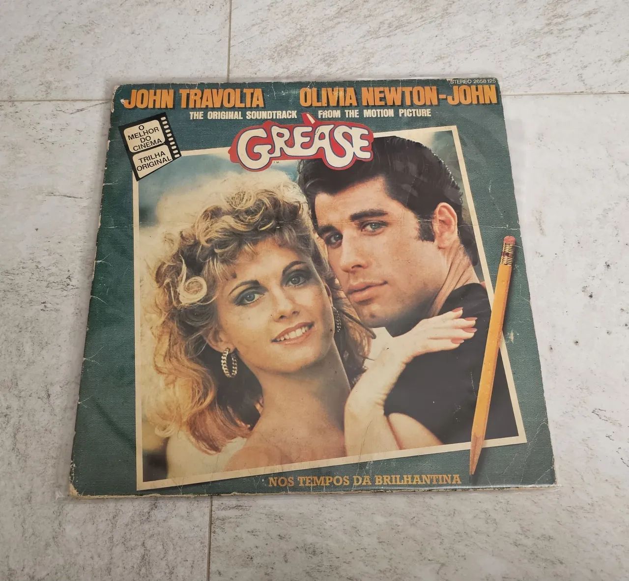 Disco de Vinil | Grease - John Travolta & Olivia Newton-John - CDs ...