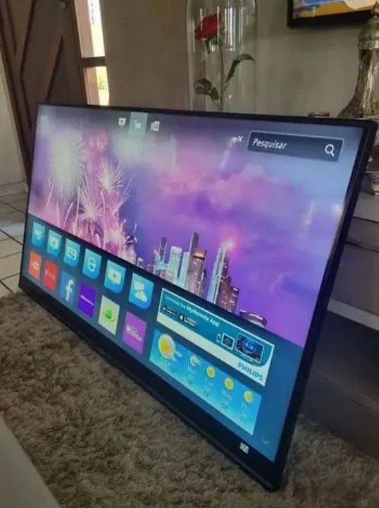 "smart tv led philips 50" no Brasil
