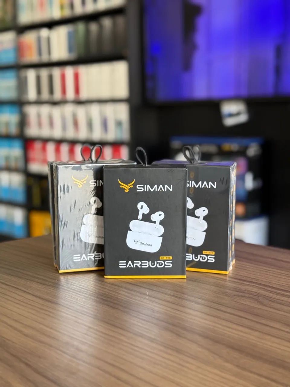 Fones de Ouvido Siman Earbuds HS-506 2 anos de Garantia Pronta Entrega Loja Física - Fones de ...