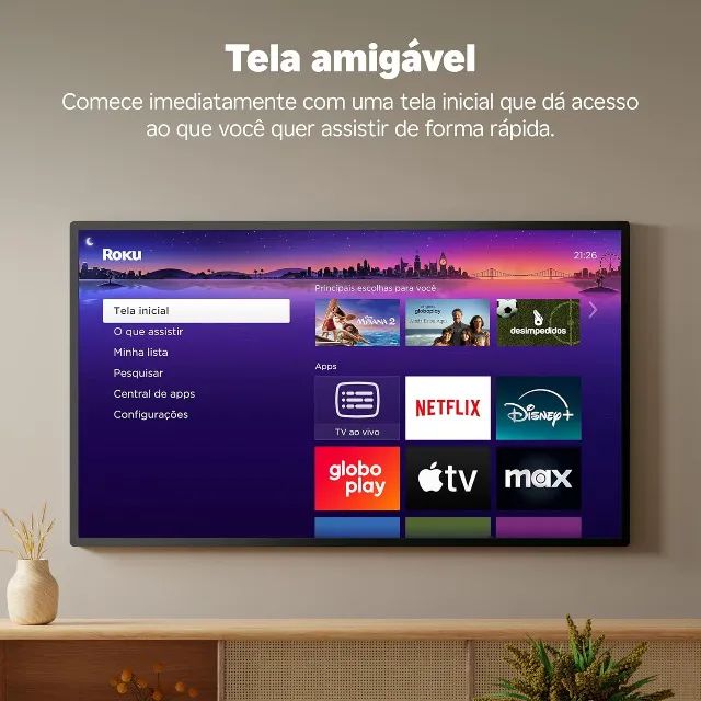 Roku Stick TV - Aparelho Transforma TV em Smart - com controle remoto ...