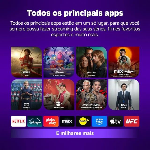 Roku Stick TV - Aparelho Transforma TV em Smart - com controle remoto ...