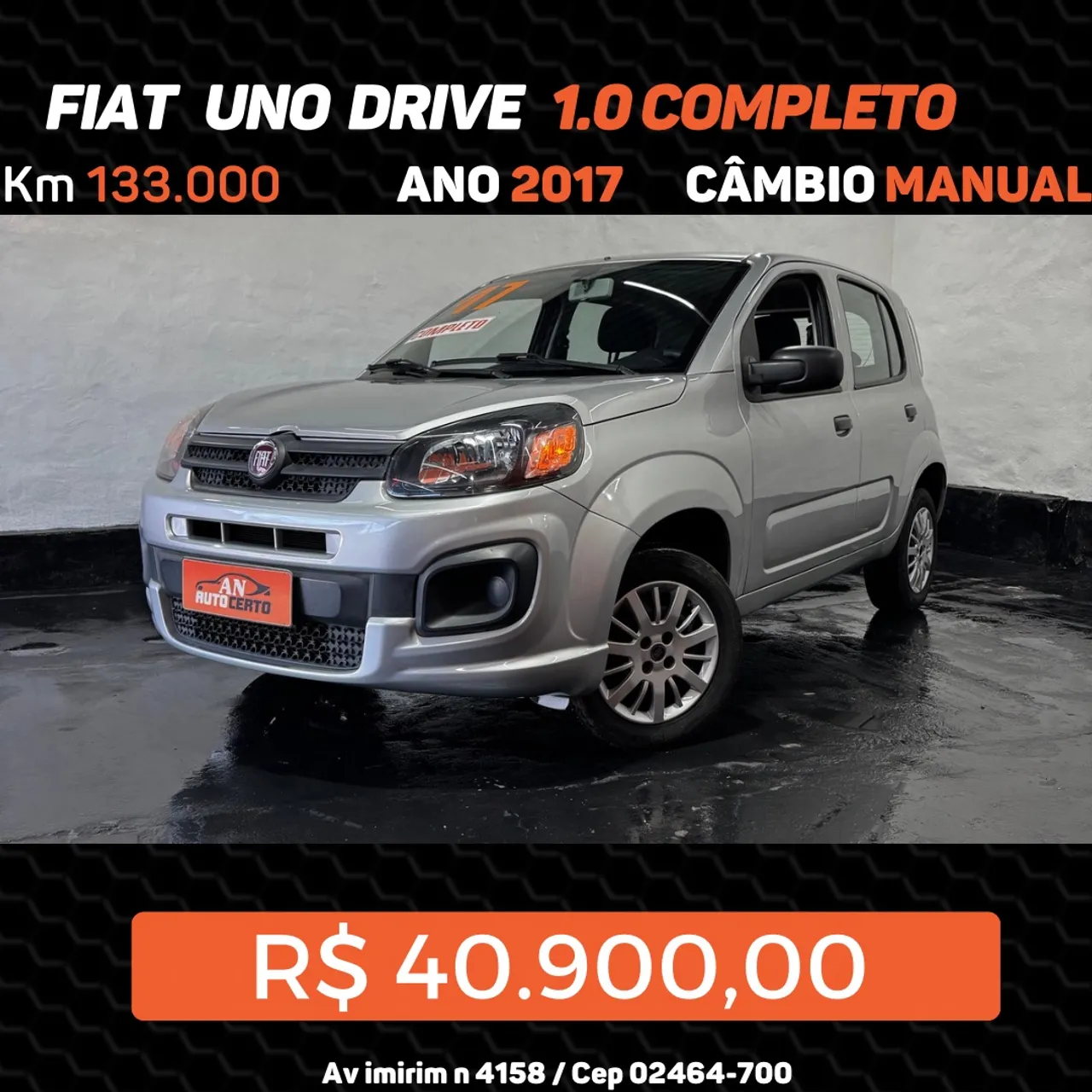 FIAT UNO ATTRACTIVE 1.0 FLEX 6V 5P Usados e Novos