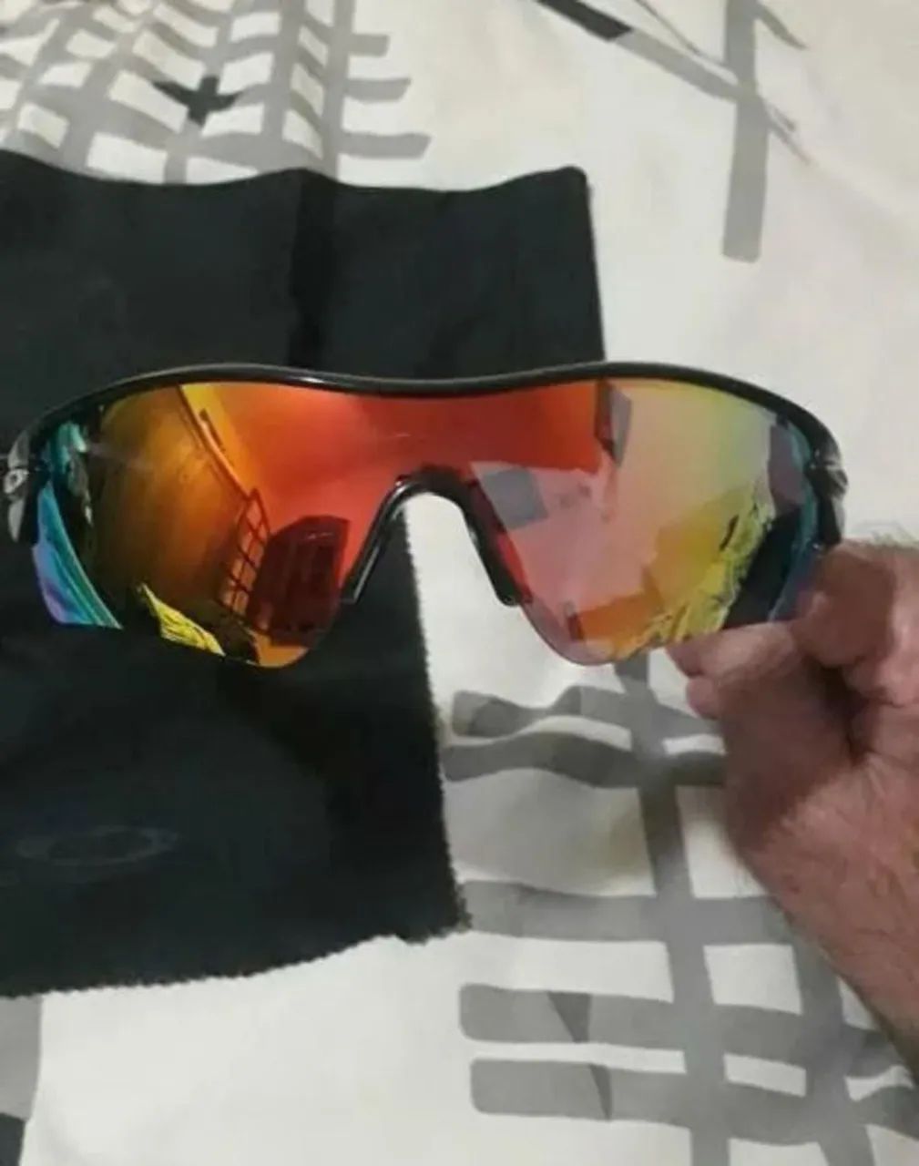 ÓCULOS OAKLEY RADAR De R$ 450 p R$165 NOVO VINTAGE RADAR SOL BLACK PATH ...