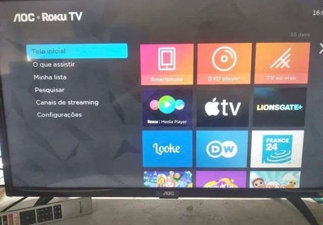 "smart tv aoc 32 polegadas" no Brasil