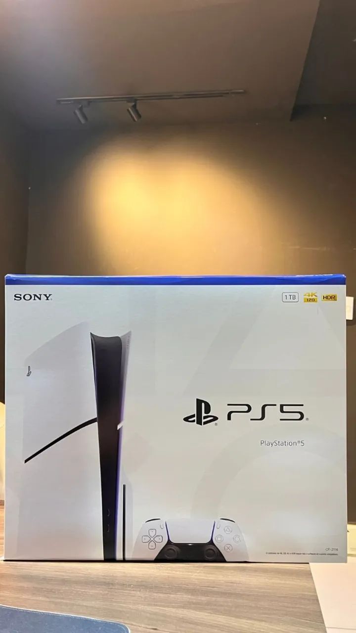 PS5 SLIM DISCO FISICO + DIGITAL 1TB (LACRADO +NF) - Consoles de Vídeo ...