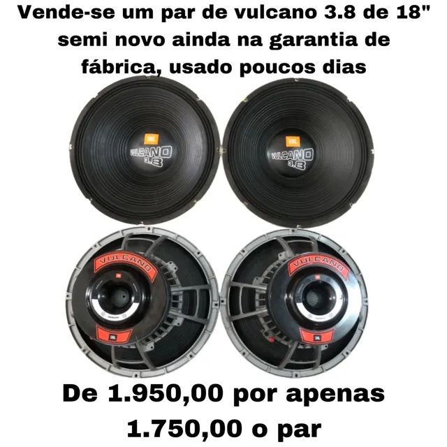 "vulcano 18 polegadas" no Brasil