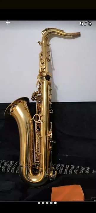 Saxofone Tenor - Instrumento de Sopro - Instrumentos musicais - Centro ...