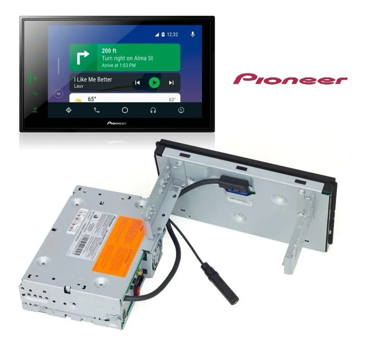 Central Multimídia Pioneer DMH-Z8280TV 9 Polegadas Tela Touch Screen ...