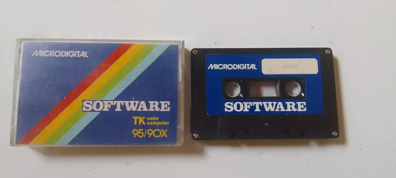 Fita K7 Microdigital com programação infantil "Logo" para TK95 e 90X ...