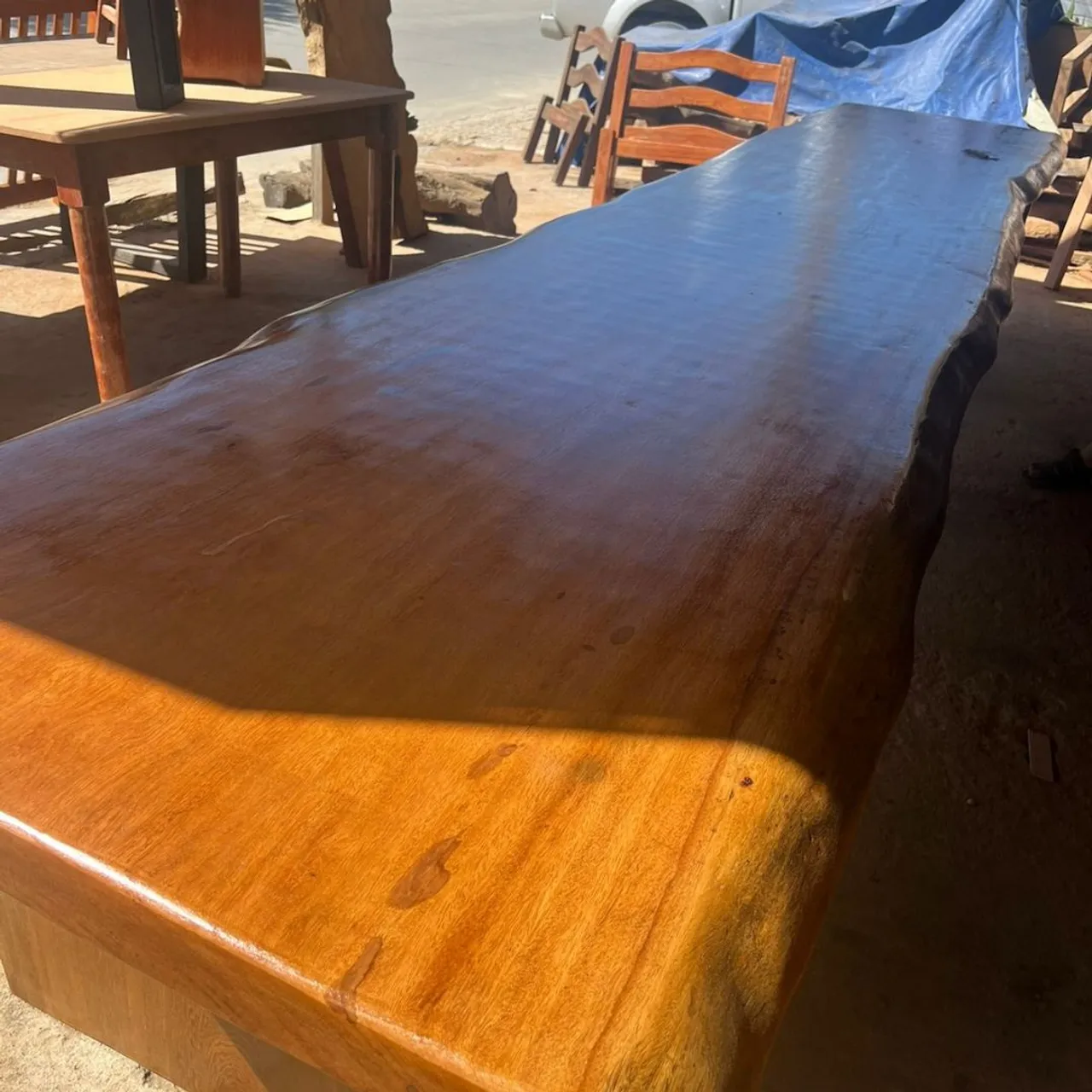 "madeira rustica" - Mesas no Brasil