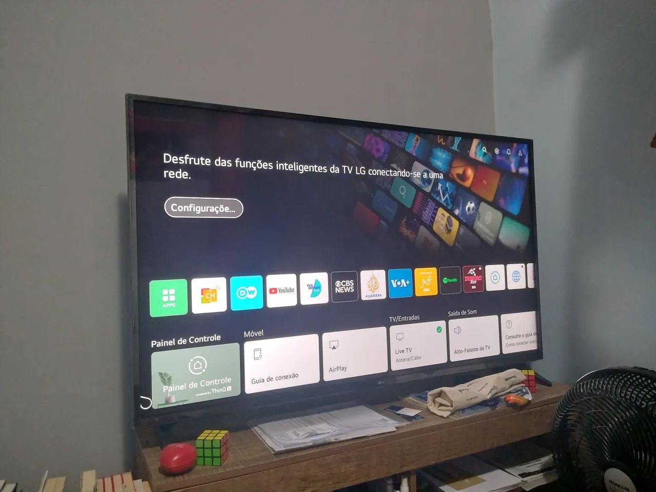 Somente interessados - TV smart LG 55 polegadas NanoCell com inteligência artificial - TVs ...