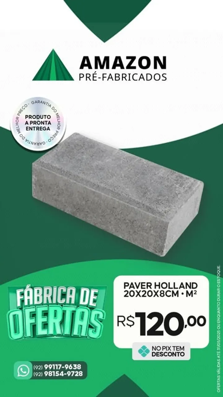 "pavers de concreto" no Brasil