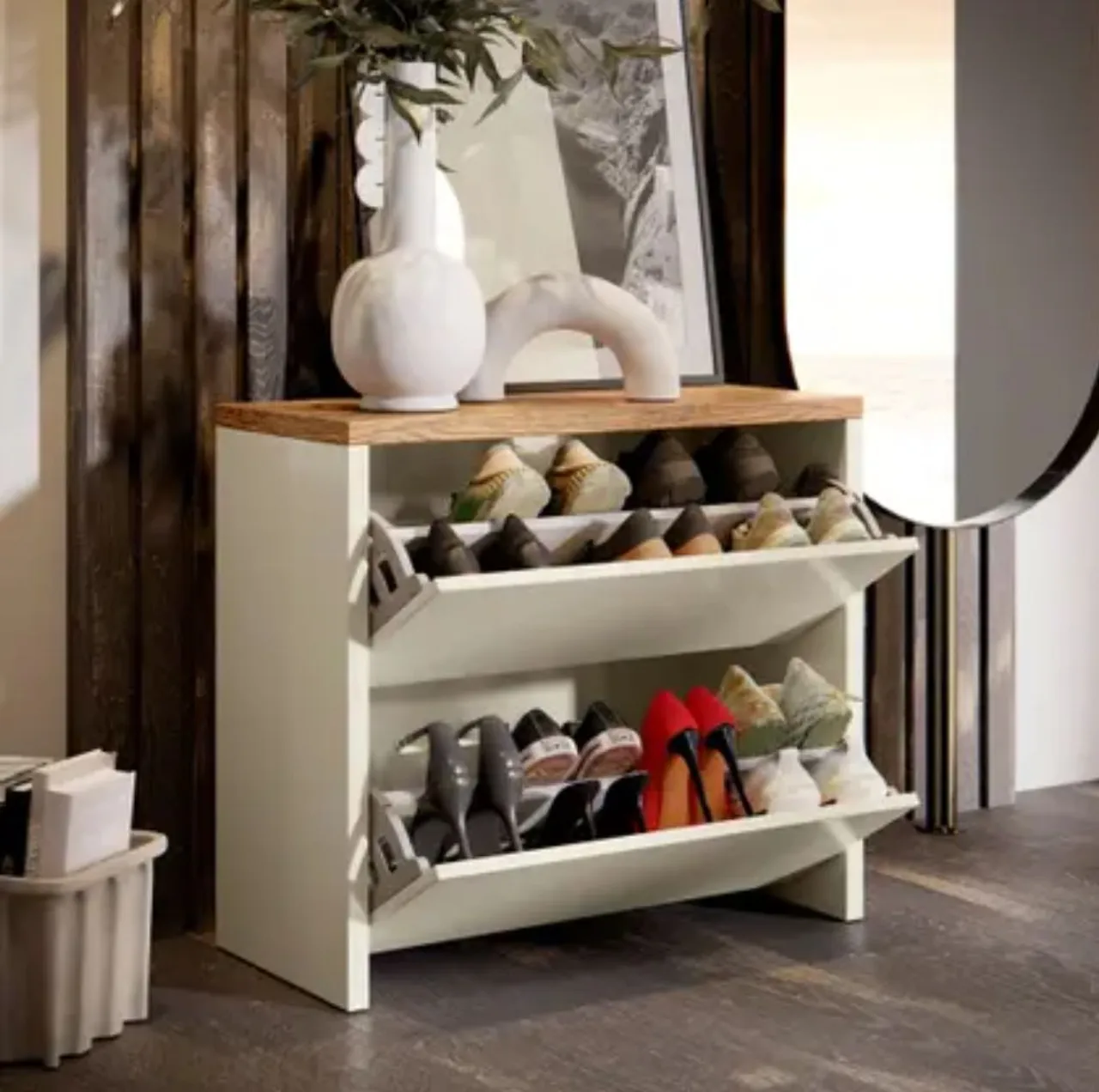 "sapateira em mdf branco" - Armários e Guarda-Roupas no Brasil